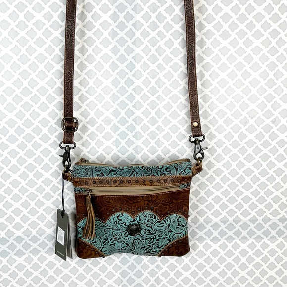 Myra Bag | Bags | Nwt Myra Azure Aesthetic Leather Hairon Crossbody Bag ...